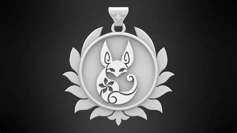 Vulpes Zerda Pendant Modelo 3d Turbosquid 1955350
