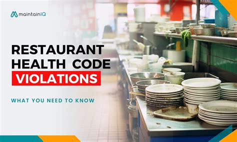 Restaurant Health Code Violations What You Need To Know