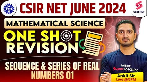 Sequence And Series Of Real Numbers 01 Csir Net Mathematical Science