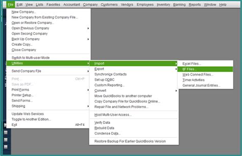 Intuit Interchange Format IIF Files QuickBooks Iif
