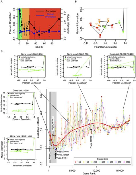 Correlation Analysis Of Whole Transcriptome And Ranked Gene Subsets A Download Scientific