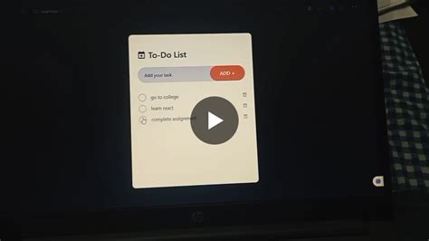 Todo Application In React And Tailwind Syed Mohd Adeeb Hussain