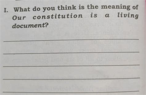 What Is The Meaning Of Our Constitution Is A Living Document Filo