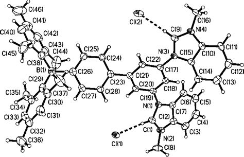 Crystal Structure Of Compound 2 Cl With 50 Thermal Ellipsoids And