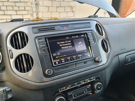 Замена магнитолы — Volkswagen Tiguan (1G), 1,4 л, 2014 года ...