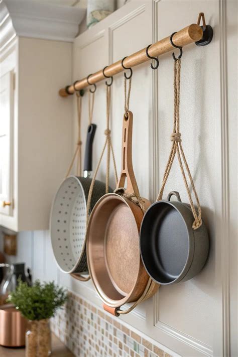 20 Creative Ideas For Hanging Pots And Pans On Walls Diy Sprout