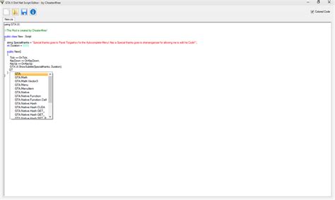 Gta V Dot Net Script Editor Gta5