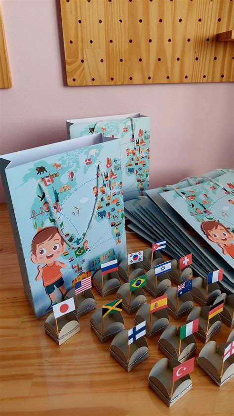 Kit Festa Menino Turista Volta Ao Mundo Elo7 Produtos Especiais