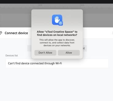 Troubleshoot MacOS 15 Or Above Fails To Connect To XTool Device XTool Support Center