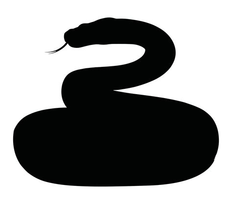 Black And White Vector Illustration Of African Rock Python 37368399