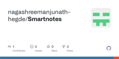 Github Nagashreemanjunath Hegde Smartnotes
