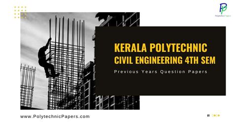 Download Kerala Polytechnic Civil Engineering 4th Sem Question Papers