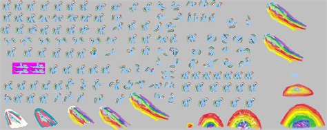 Rainbow Dash Sprite Sheet By DannyTheUndeadBrony On DeviantArt