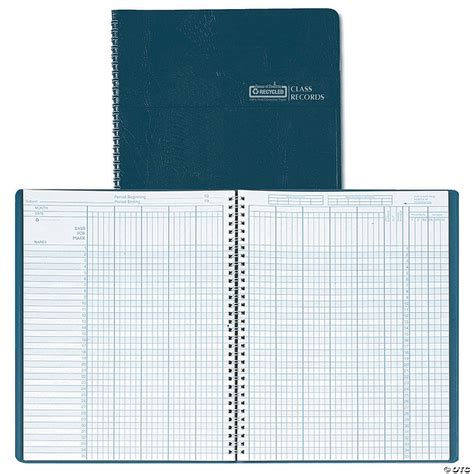 3 Ea Class Record Book 9 10 Week Oriental Trading