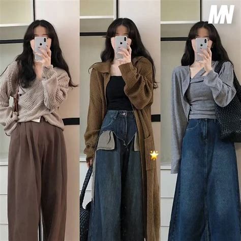 참고하기 좋은 여자 가을 캐주얼 코디 내일 옷 뭐입지