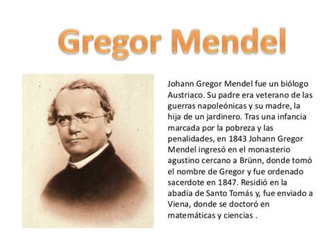 Johann Gregor Mendel Biografia Gudangmapa