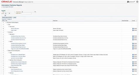 Creating And Sched Reports On Oemcc Mufalani Dba Ocm