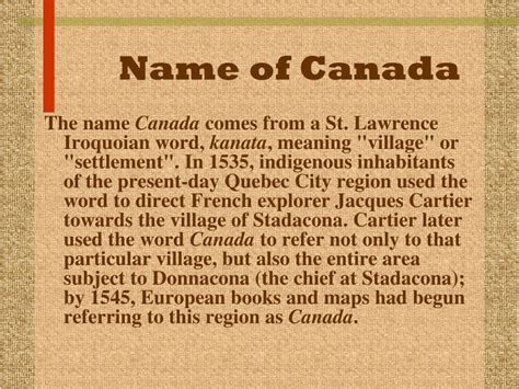 Ppt Discovering Canada Geography History And Cultural Heritage