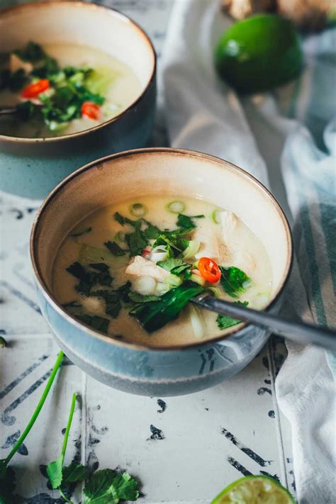 Thai Kokos Suppe Mit Huhn And Pak Choi 20 Minuten Rezept