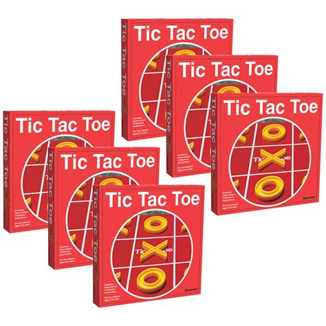Teachersparadise Pressman Tic Tac Toe Board Game Pack Of 6 Pre150512 6