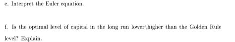 Question 2 Dynamic General Equilibrium Model