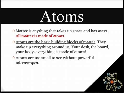 Classifying Matter Science 7 Chapter 10 Lesson 1