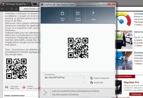 Télécharger CodeTwo QR Code Desktop Reader pour Windows Web
