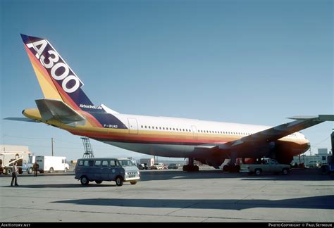 Aircraft Photo Of F Buad Airbus A300b2 103 Airbus Industrie 733259