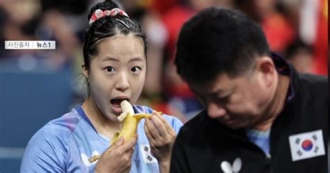 ‘바나나맛 우유 모델된 신유빈…1억 기부