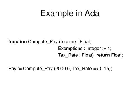 Ppt Ch9 Parameter Passing Powerpoint Presentation Free Download