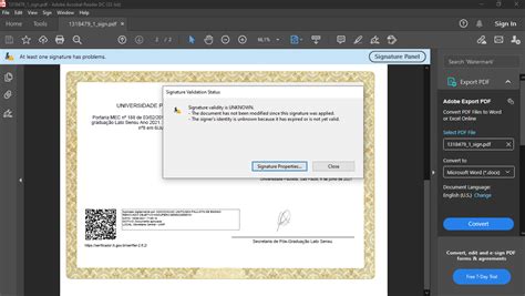Assinatura Digital Em Pdf Assinatura Digital Com Adobe Base De