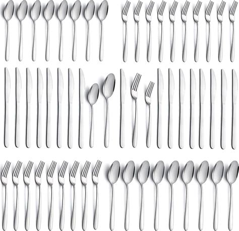 Bestdin Silverware Set 40 Pieces Stainless Steel Flatware Set For 8