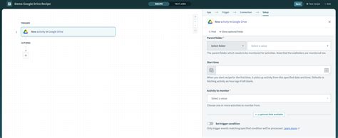 Workato Connectors Google Drive Trigger New Activity Workato Docs