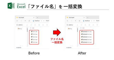 【無料】windowsで「ファイル名」を自由自在に「一括変換、変更」するexcelフリーソフト ｜excel関数の使い方