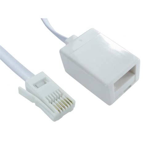 Telephone Modem Extension Cable 2m