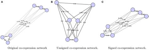 Co Expression Networks Show The Difference Between Original A