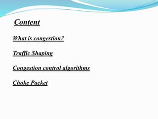 Congestion Control Algorithms Pptx