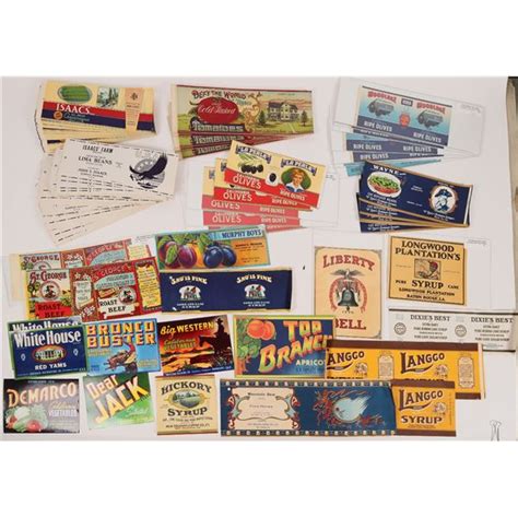 Assorted Fruit Can Labels 164172