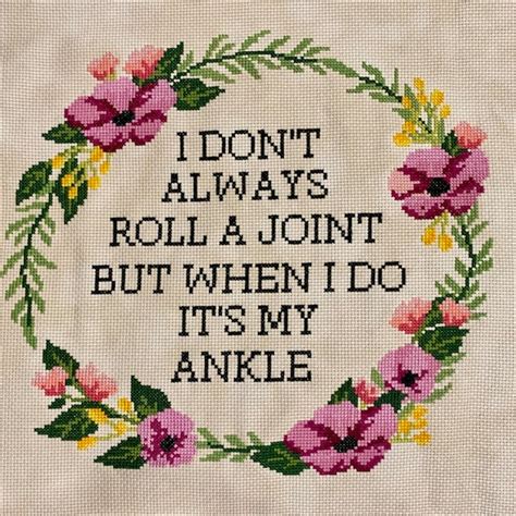 Funny Cross Stitch Pattern Easy Cross Stitch Chart Sarcastic Cross