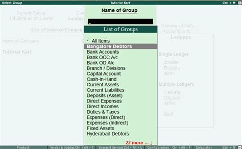 How To Create Ledgers In Tally Multiple Ledgers