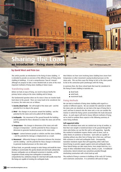 Pdf Stone Cladding Fixation 1 Dokumen Tips