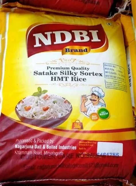 Ndbi 25kg Satake Silky Sortex Hmt Rice Packaging Type Pp Bag At ₹ 50