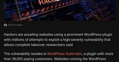 Cve 2024 27956 Wordpress Automatic Plugin Album On Imgur