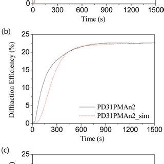 Comparison Of Experimental Diffraction Efficiency With Simulation Download Scientific Diagram