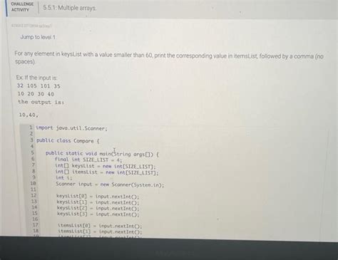 Solved Jump To Level 1 For Any Element In Keyslist With A