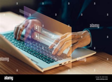Username And Password Login Cyber Security Data Protection