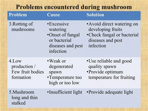 Management Of Pest And Diseases Of Mushroom Ppt