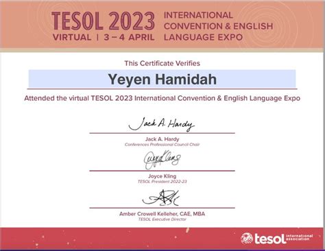Yeyen Hamidah On Linkedin Tesolteacher