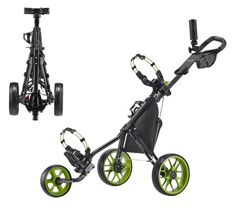 Caddytek Caddylite 11 5 V3 Dexlue Golf Push Cart Black Lime 76 60 Free Shipping