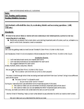 Rd Grade HMH INTO READING MODULE LESSONS By Valbona Osmani TPT